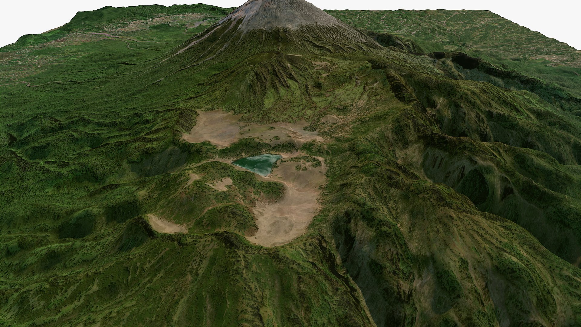 3D Model Mountain Semeru - TurboSquid 1486920