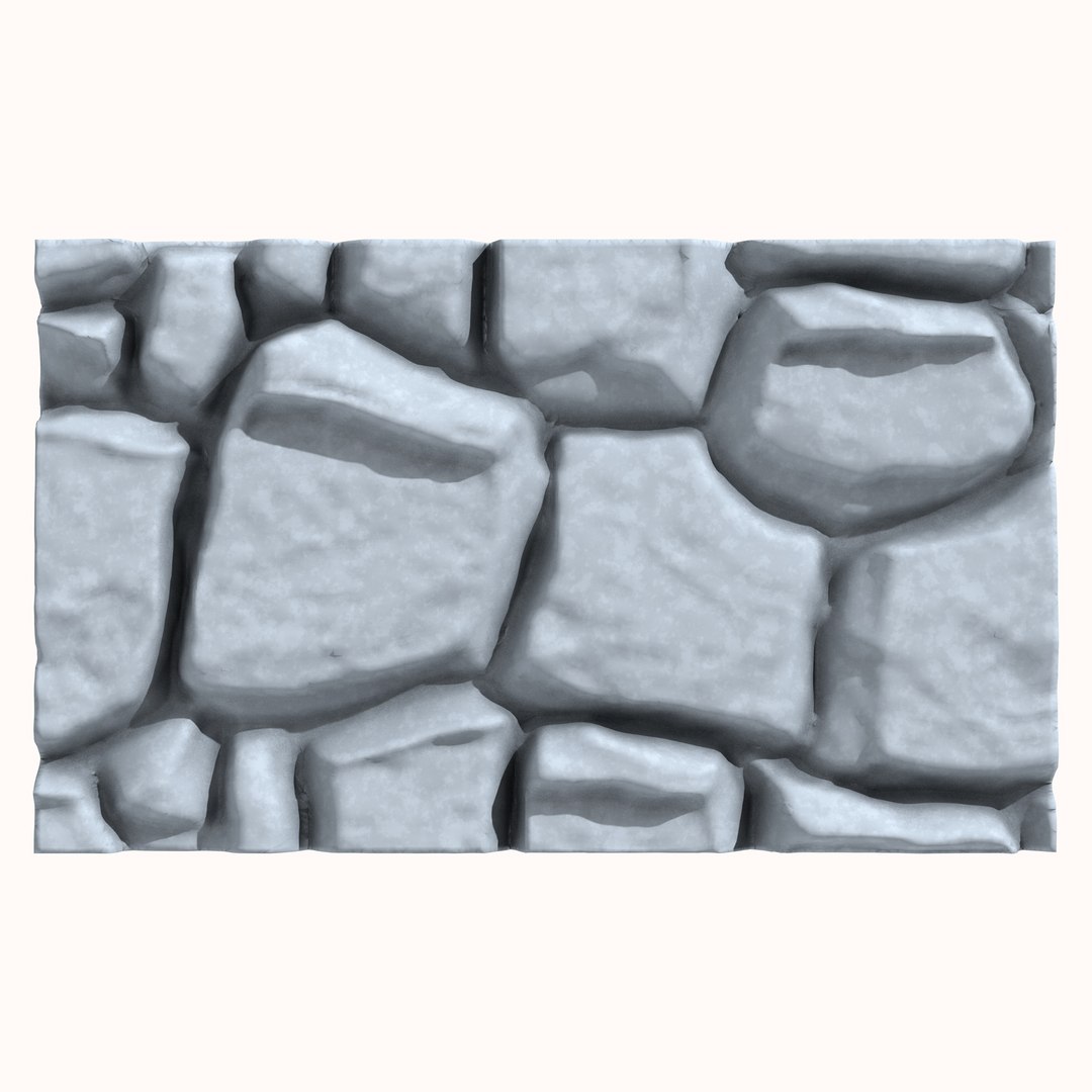 3D Stone Wall 192 Model - TurboSquid 2386121