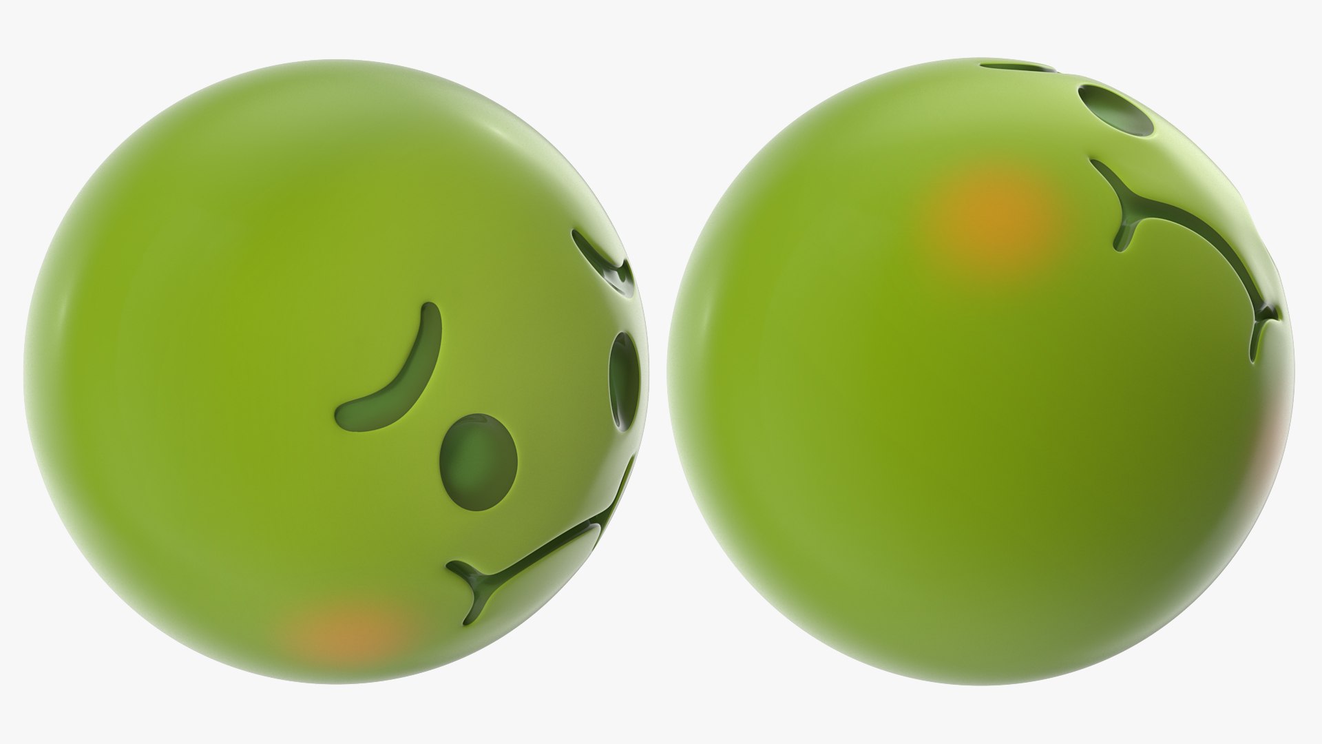 3D Nauseated Face Emoji Nausea Model - TurboSquid 1534675