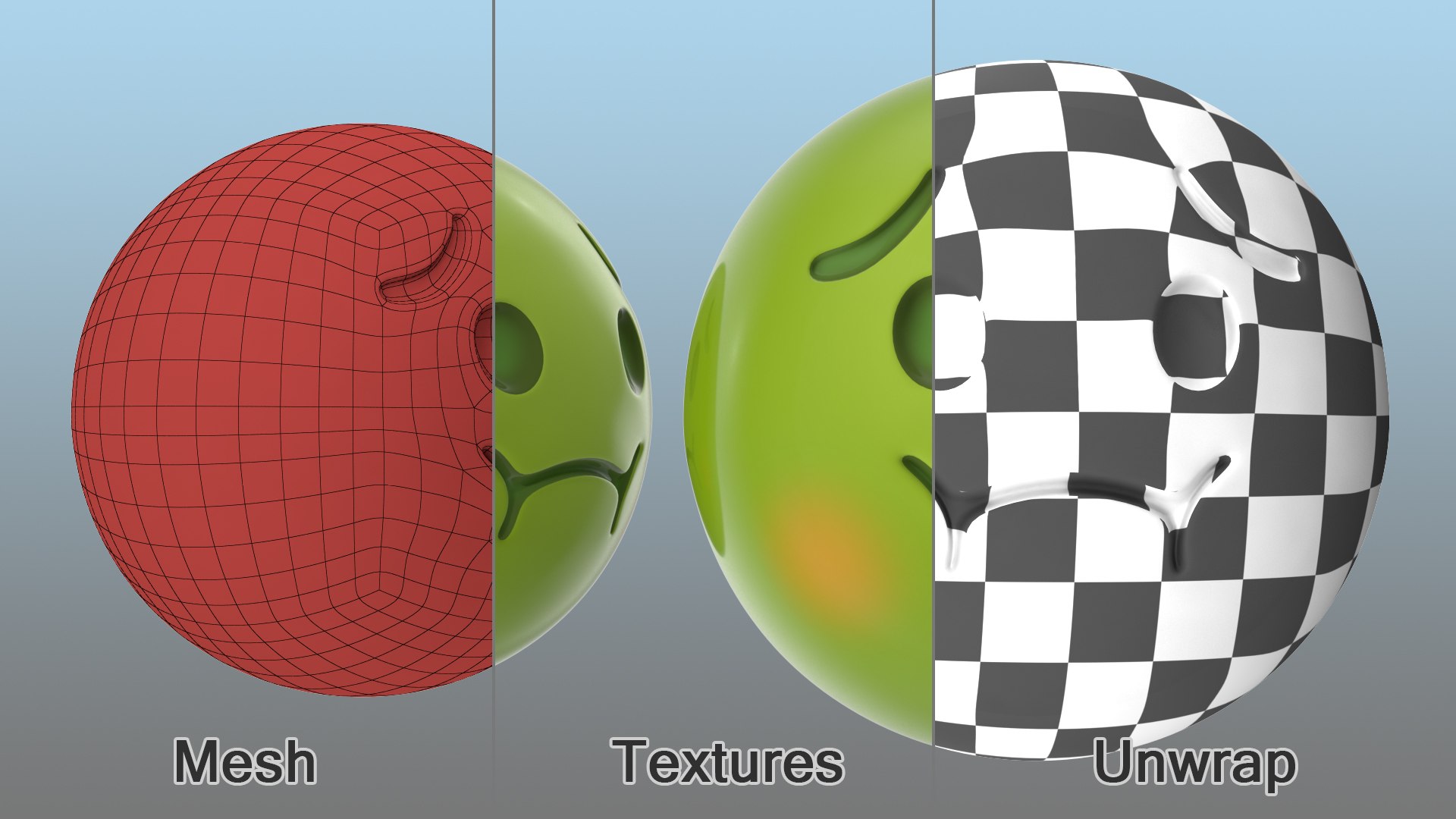 3D Nauseated Face Emoji Nausea Model - TurboSquid 1534675