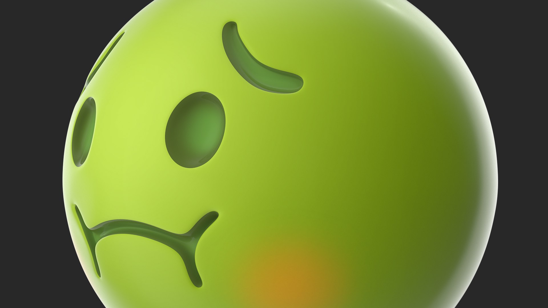 3D Nauseated Face Emoji Nausea Model - TurboSquid 1534675