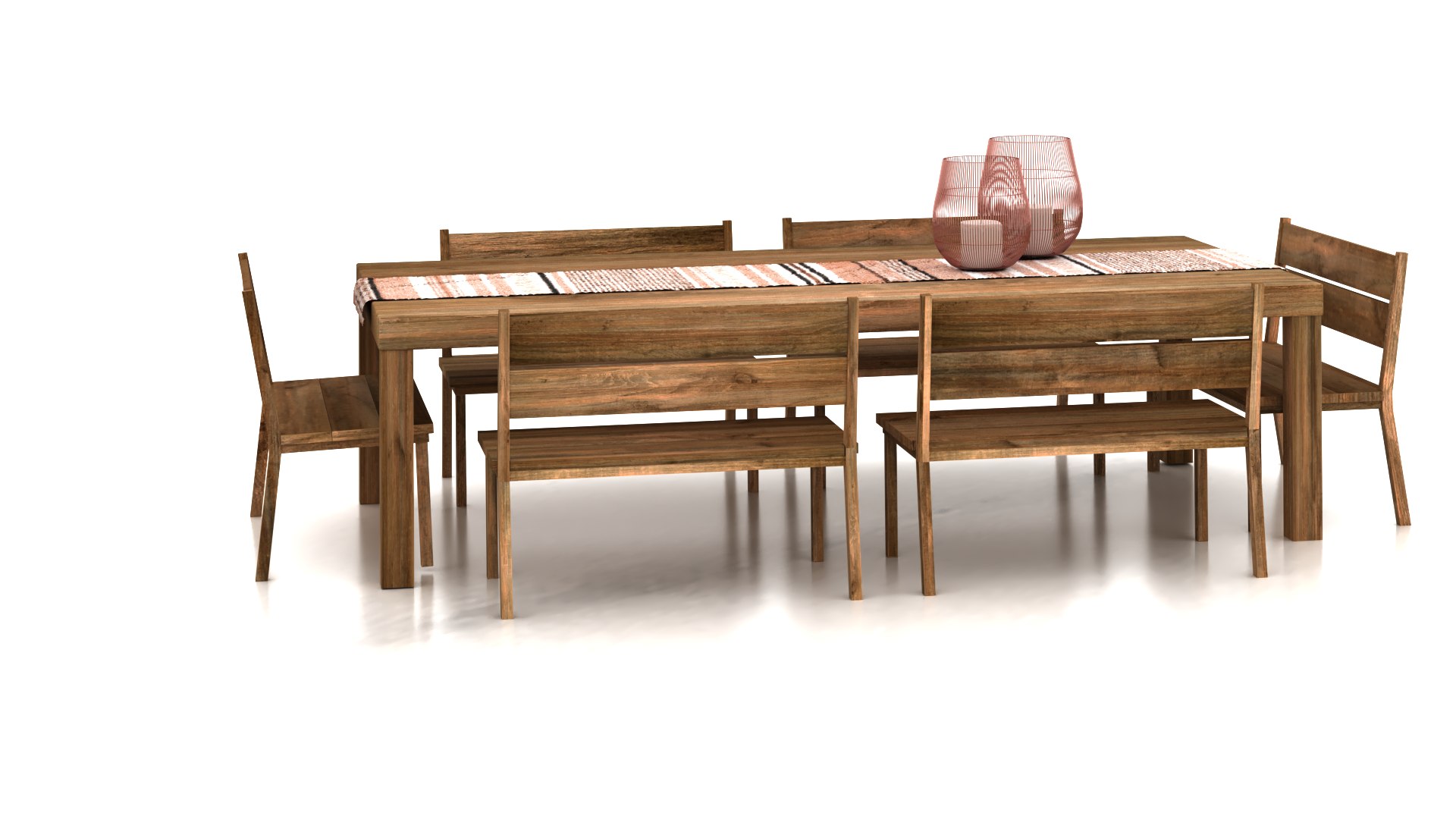 Dining Table Model - TurboSquid 1856700