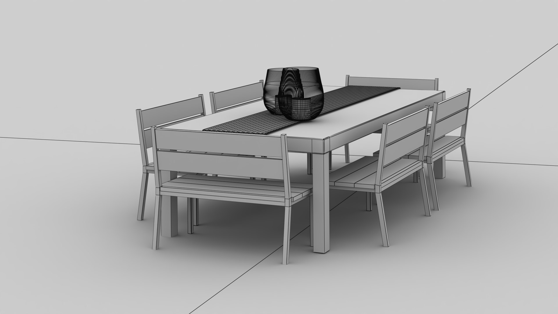 Dining Table Model - TurboSquid 1856700