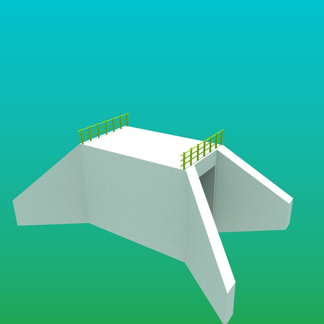 3d Model Small Bridge