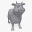 cartoon animals cow real-time
