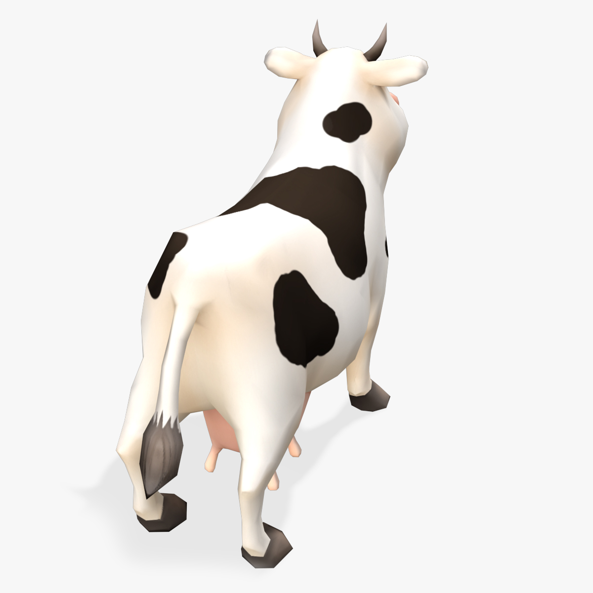 cartoon animals cow real-time