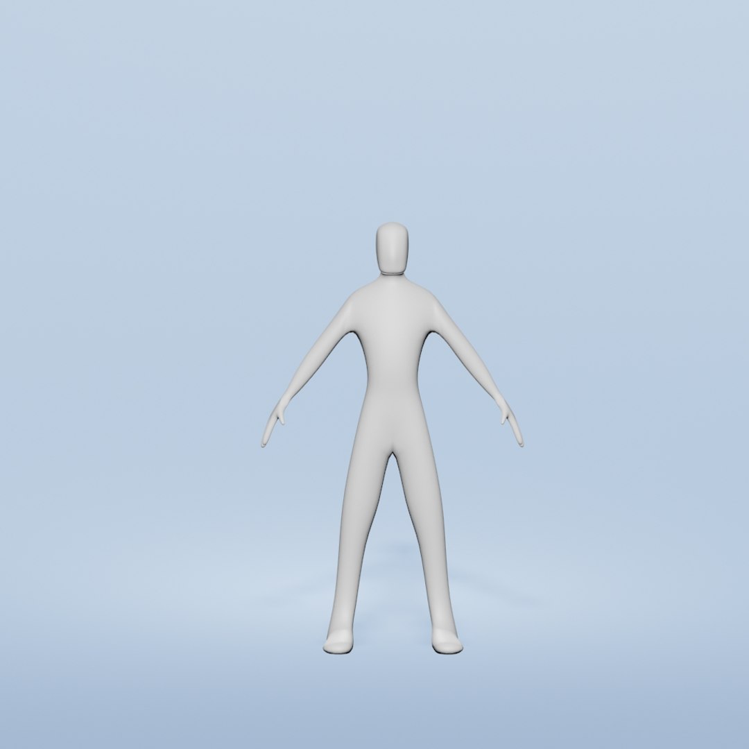 Free White Man 3d Model