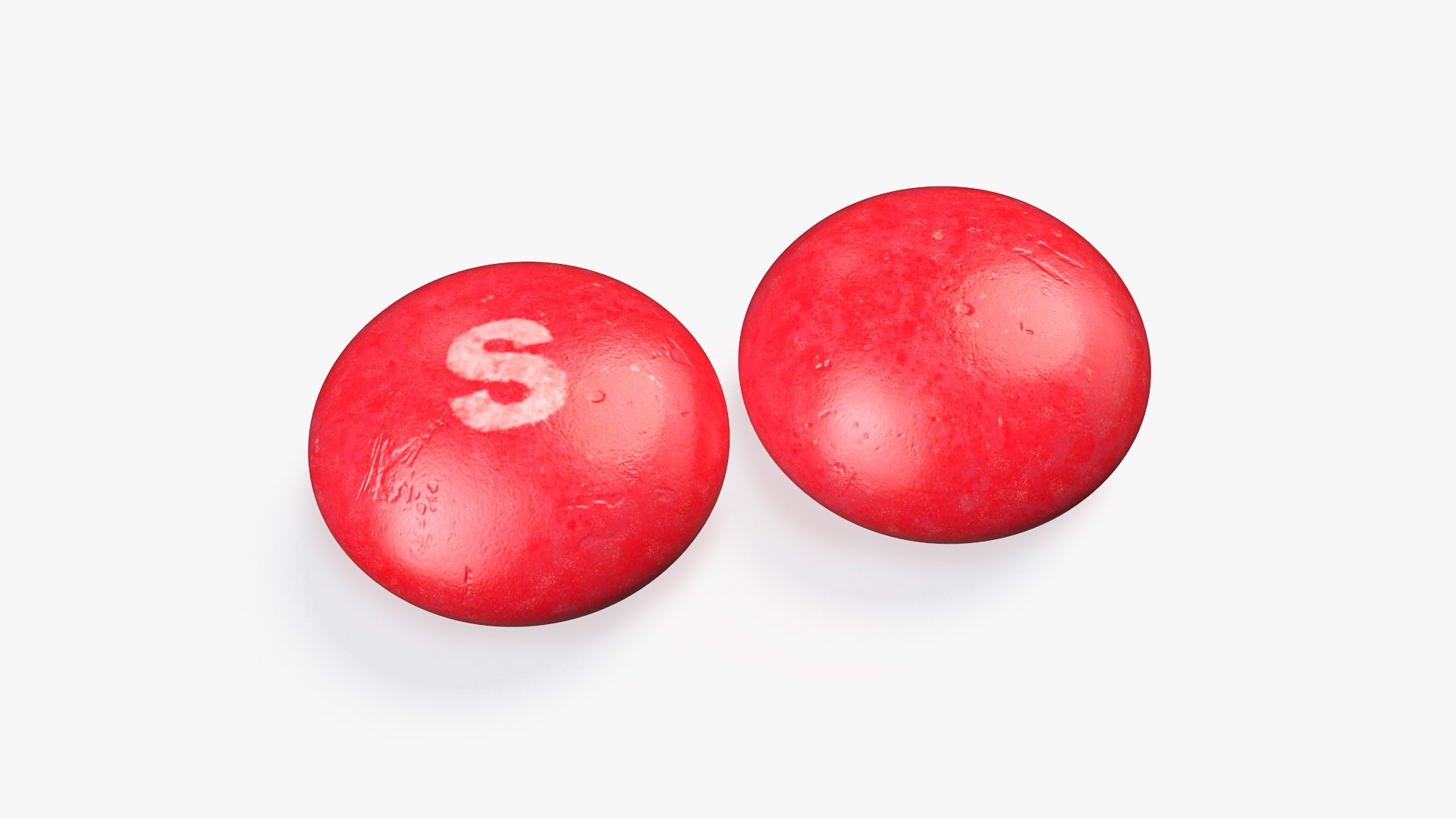 3D Skittles Candy Red - TurboSquid 2268864