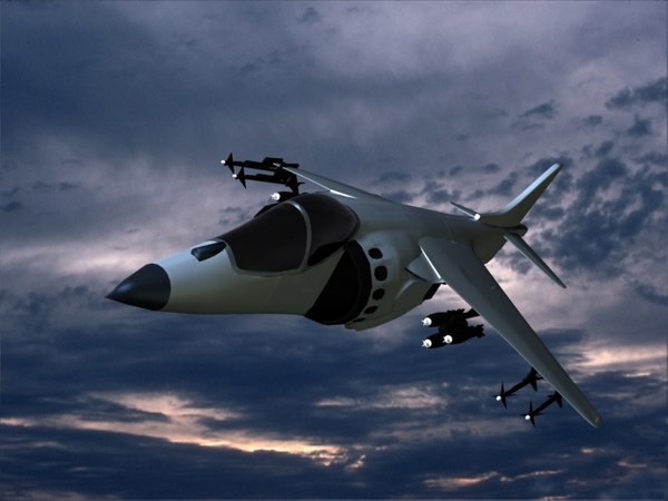 3d harrier jet royal navy