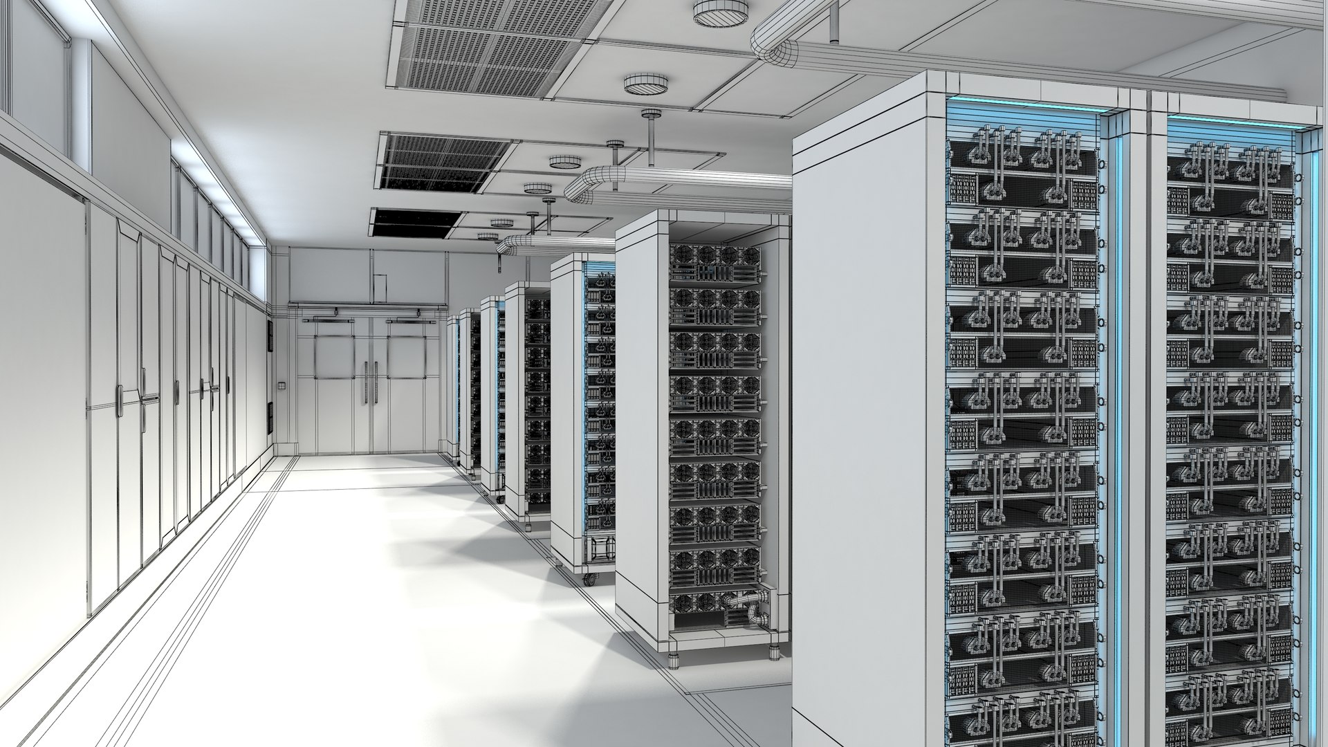 Data Center 1 Model - TurboSquid 2283408