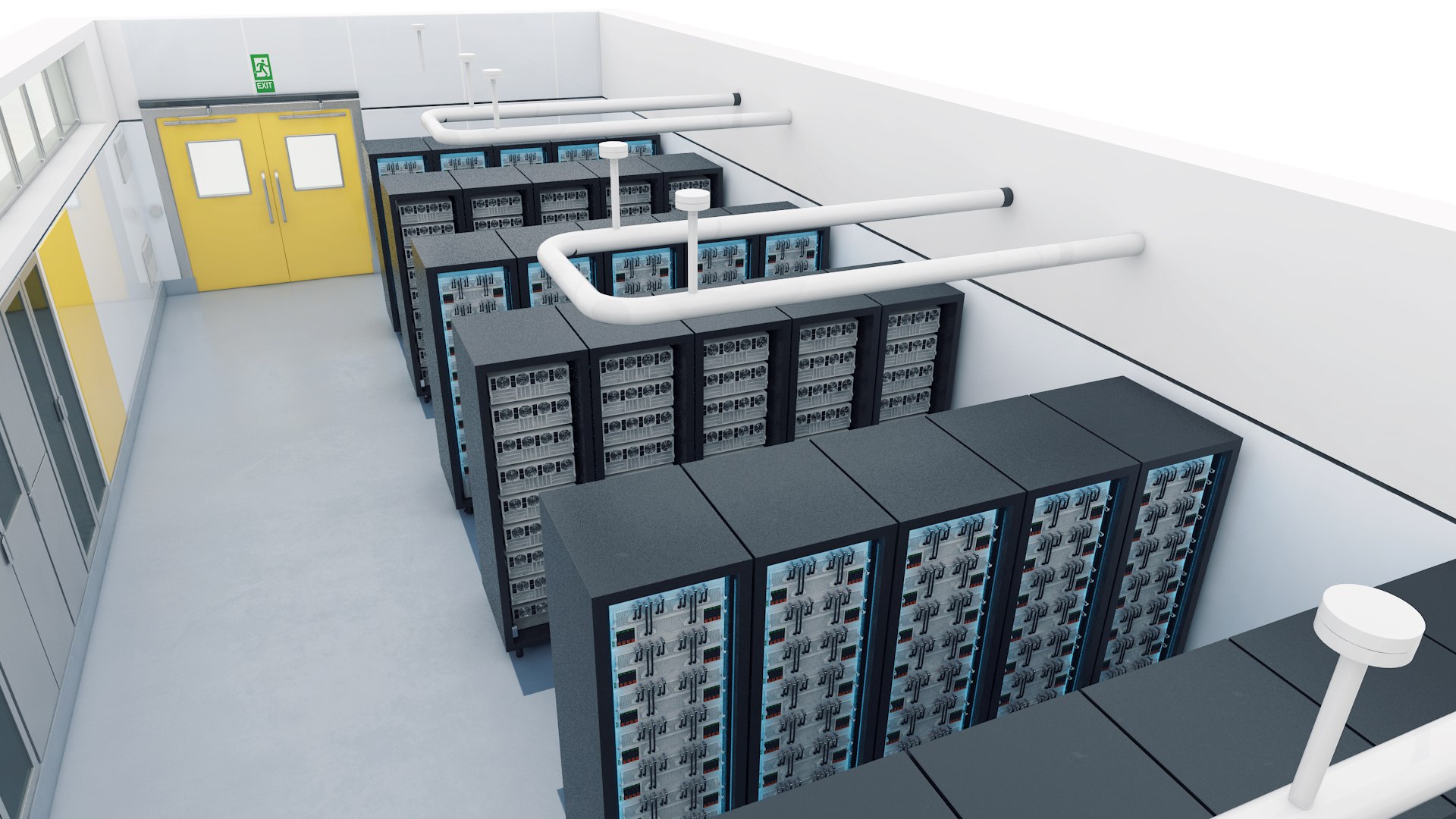 Data Center 1 Model - TurboSquid 2283408