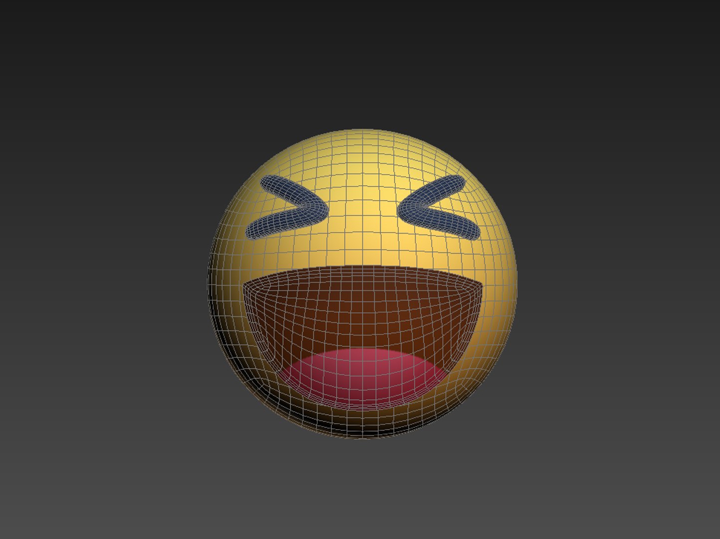 Facebook Haha Reaction Button Model - TurboSquid 1417878