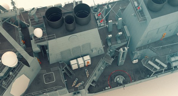 3D uss benfold ddg - TurboSquid 1407064