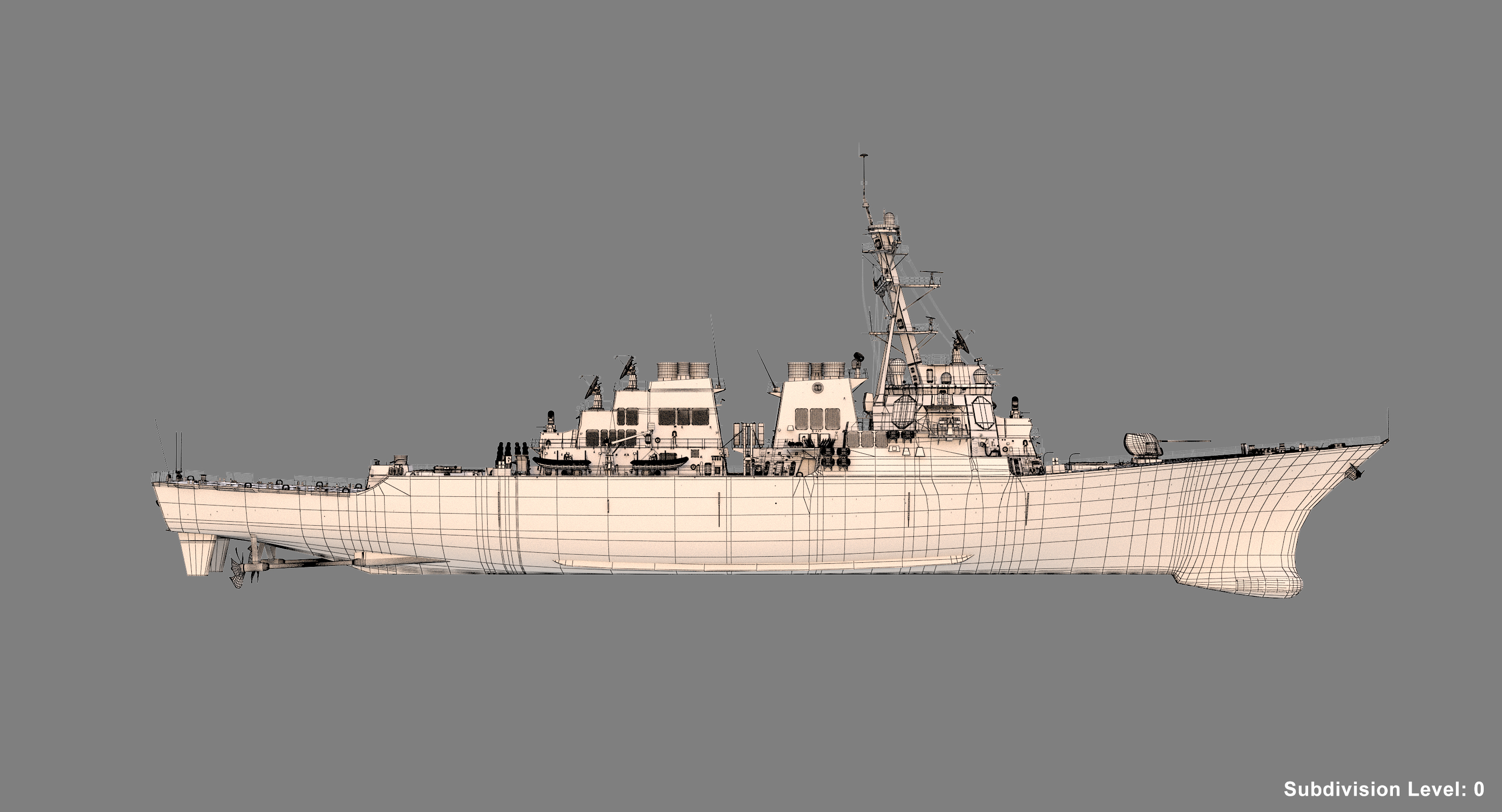 3D uss benfold ddg - TurboSquid 1407064