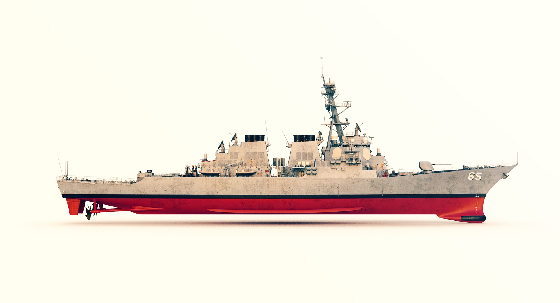 3D Uss Benfold Ddg - TurboSquid 1407064