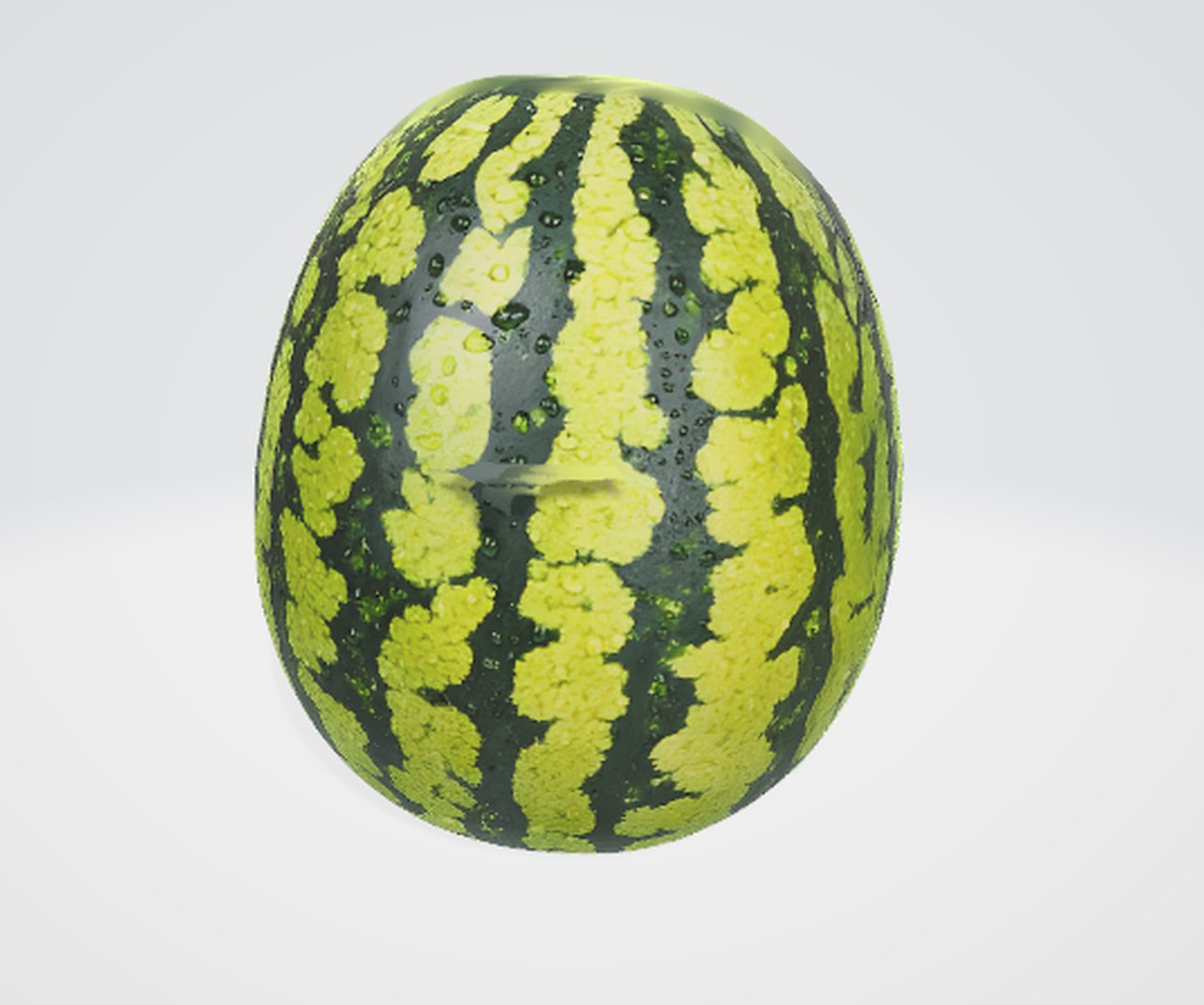 3D Watermelon 3D Asset For Food Projects Model - TurboSquid 2284286