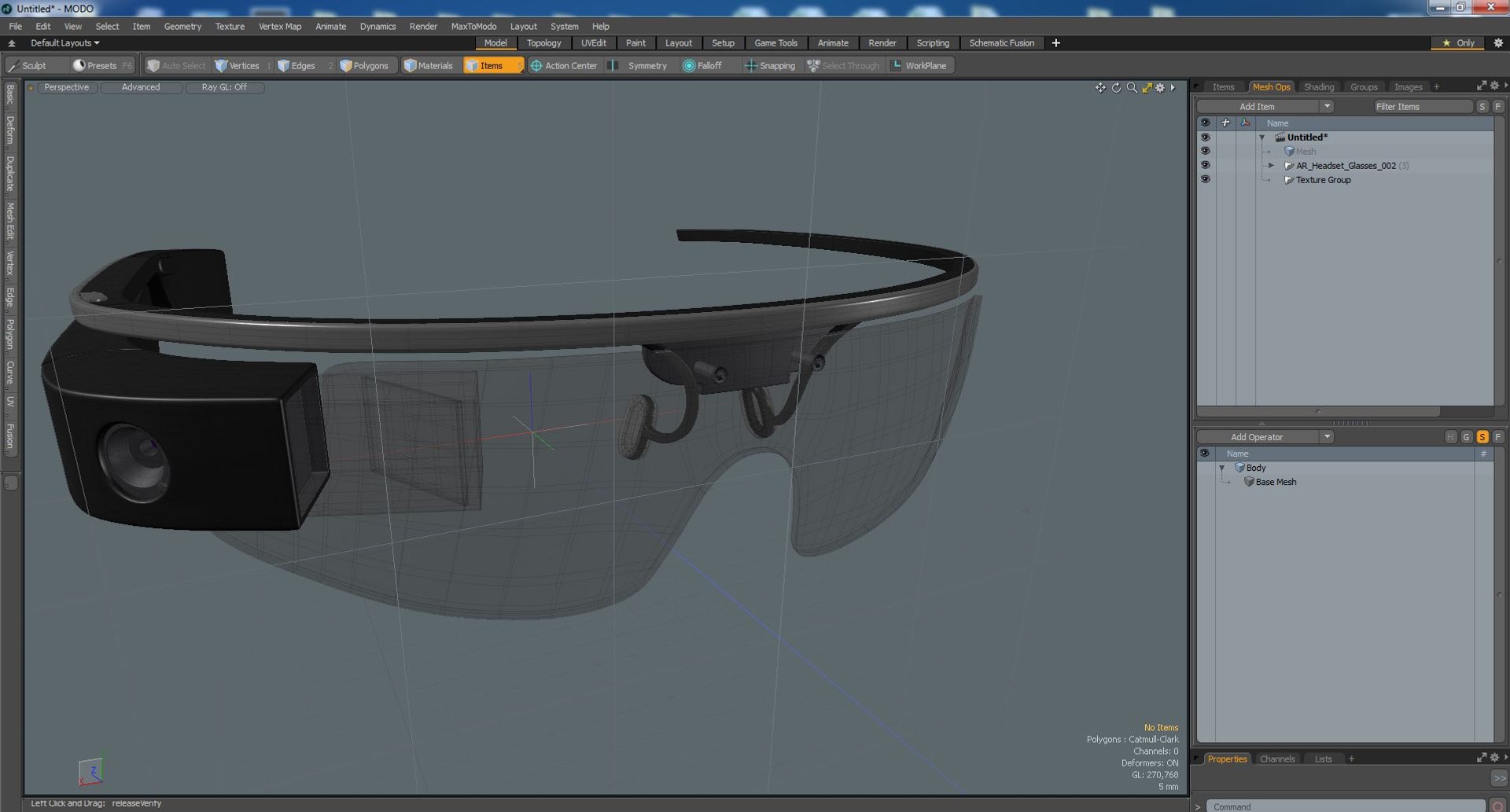 AR Headset Glasses 3D model - TurboSquid 2031325