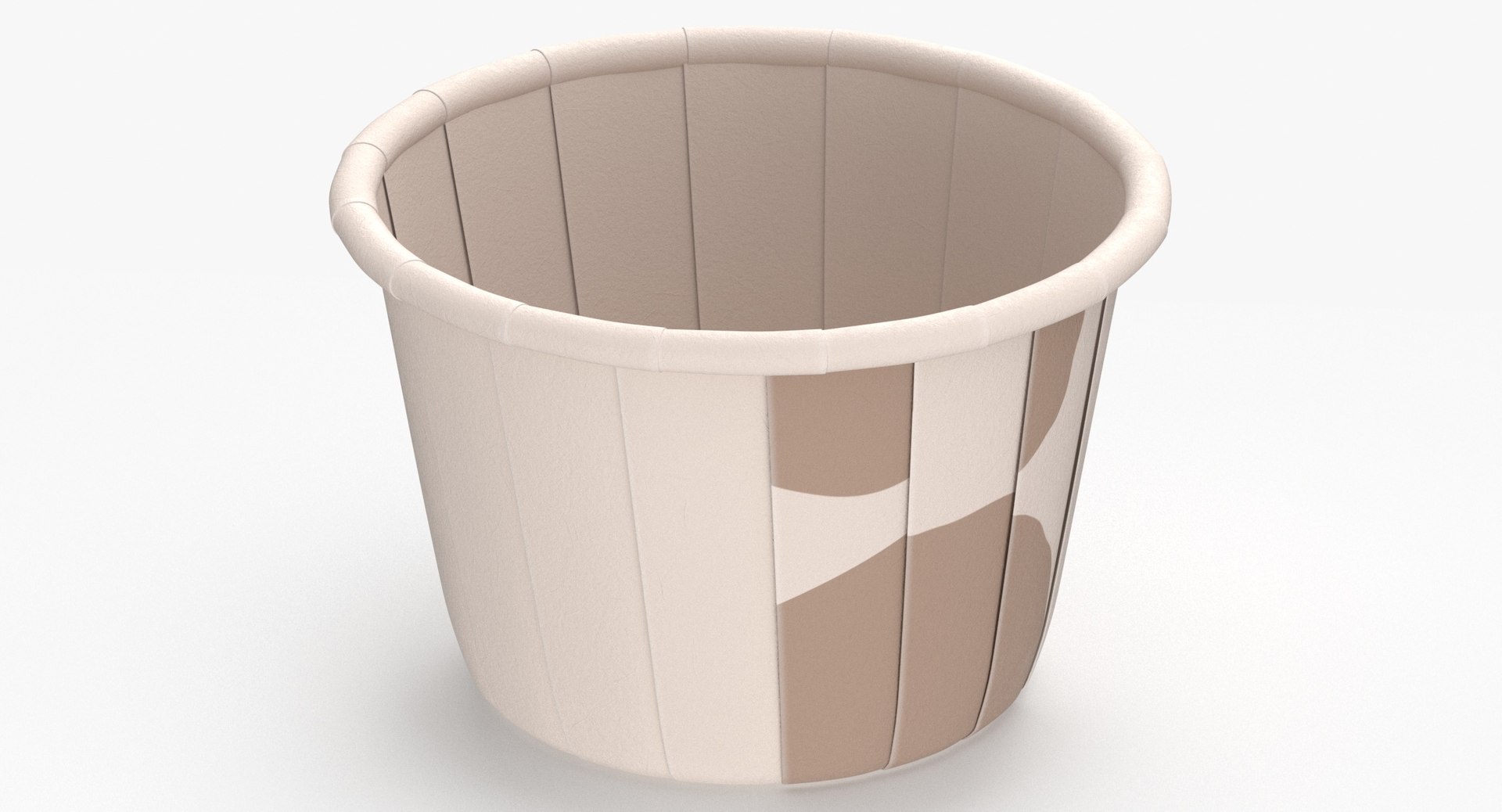Small Paper Empty Cups Type 01 Blank And Generic Label Model ...