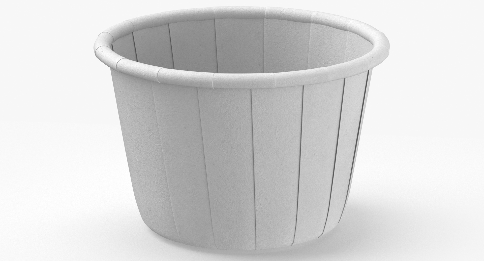 Small Paper Empty Cups Type 01 Blank And Generic Label Model ...