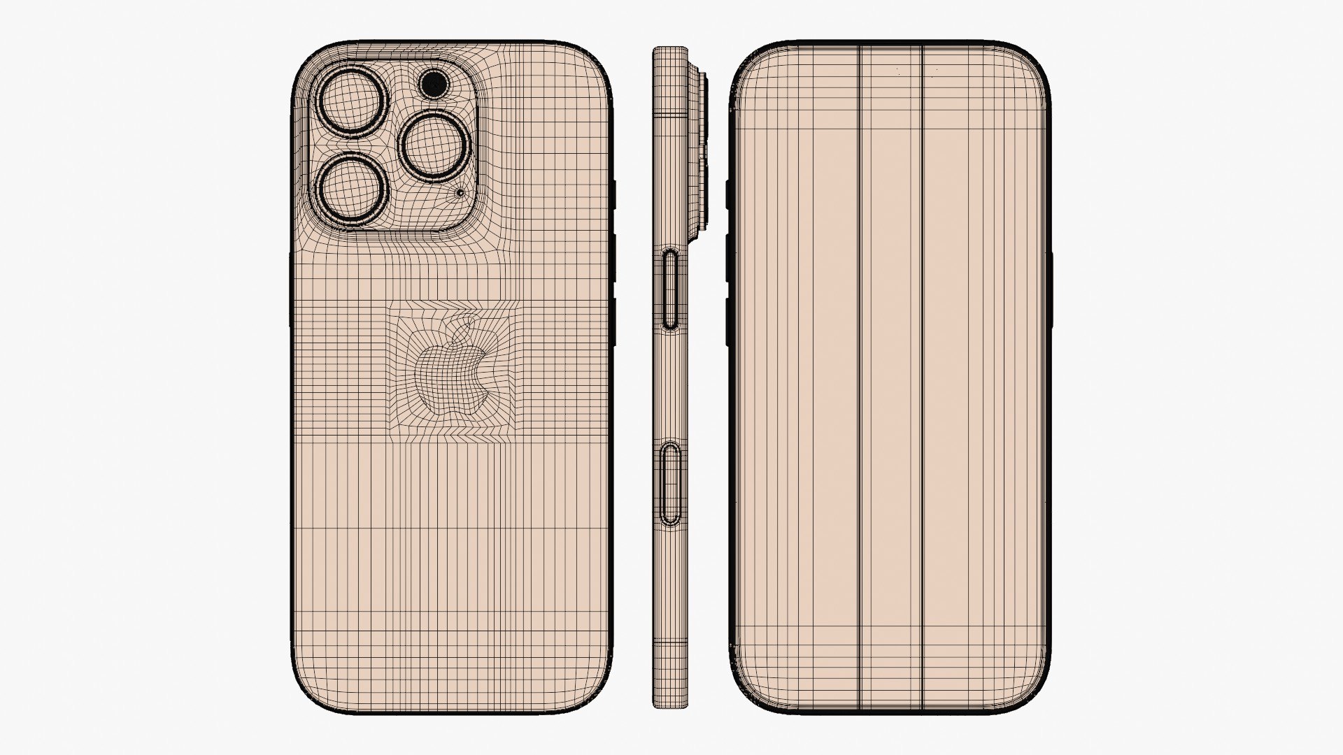 3D Apple IPhone 16 Pro Natural Titanium - TurboSquid 2283093