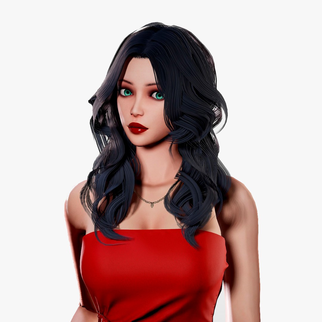 Party Girl 3D - TurboSquid 1831908