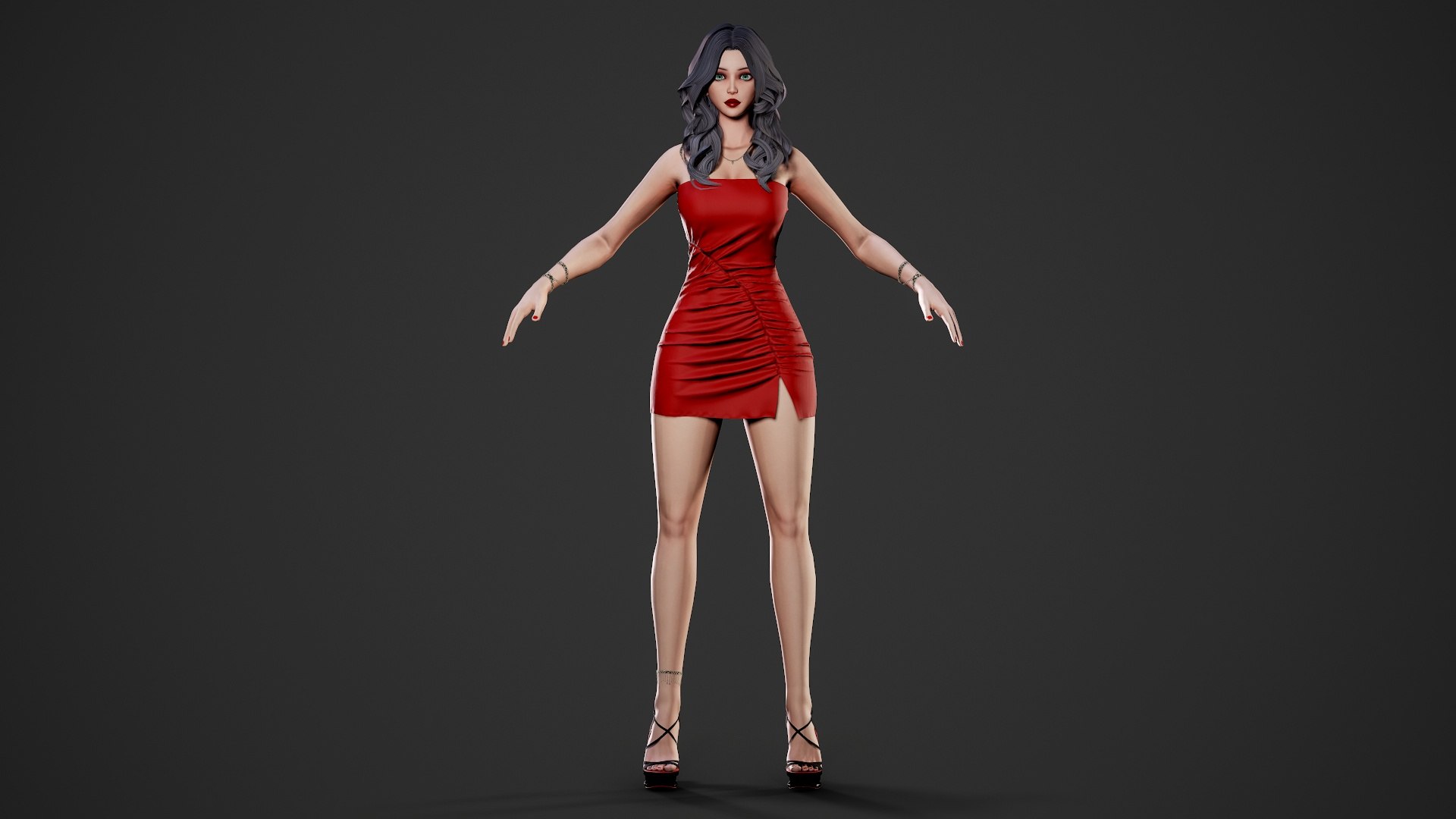 Party Girl 3D - TurboSquid 1831908