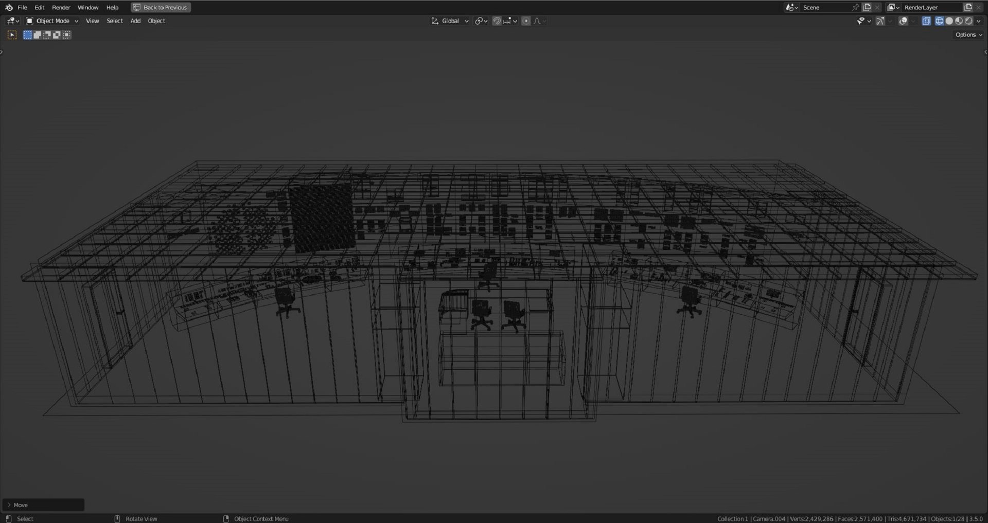 3D Nuclear Control Room Chernobyl Model - TurboSquid 1611144