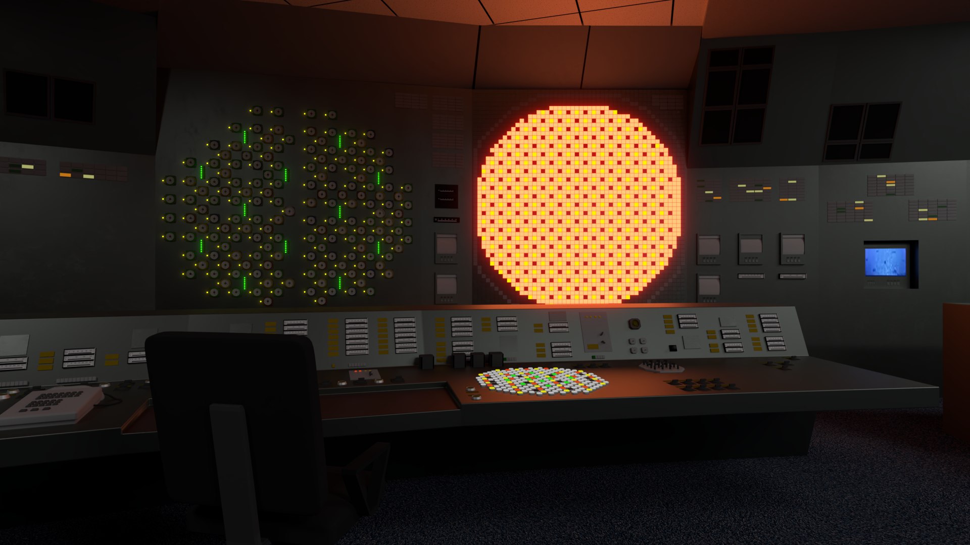 3D Nuclear Control Room Chernobyl Model - TurboSquid 1611144
