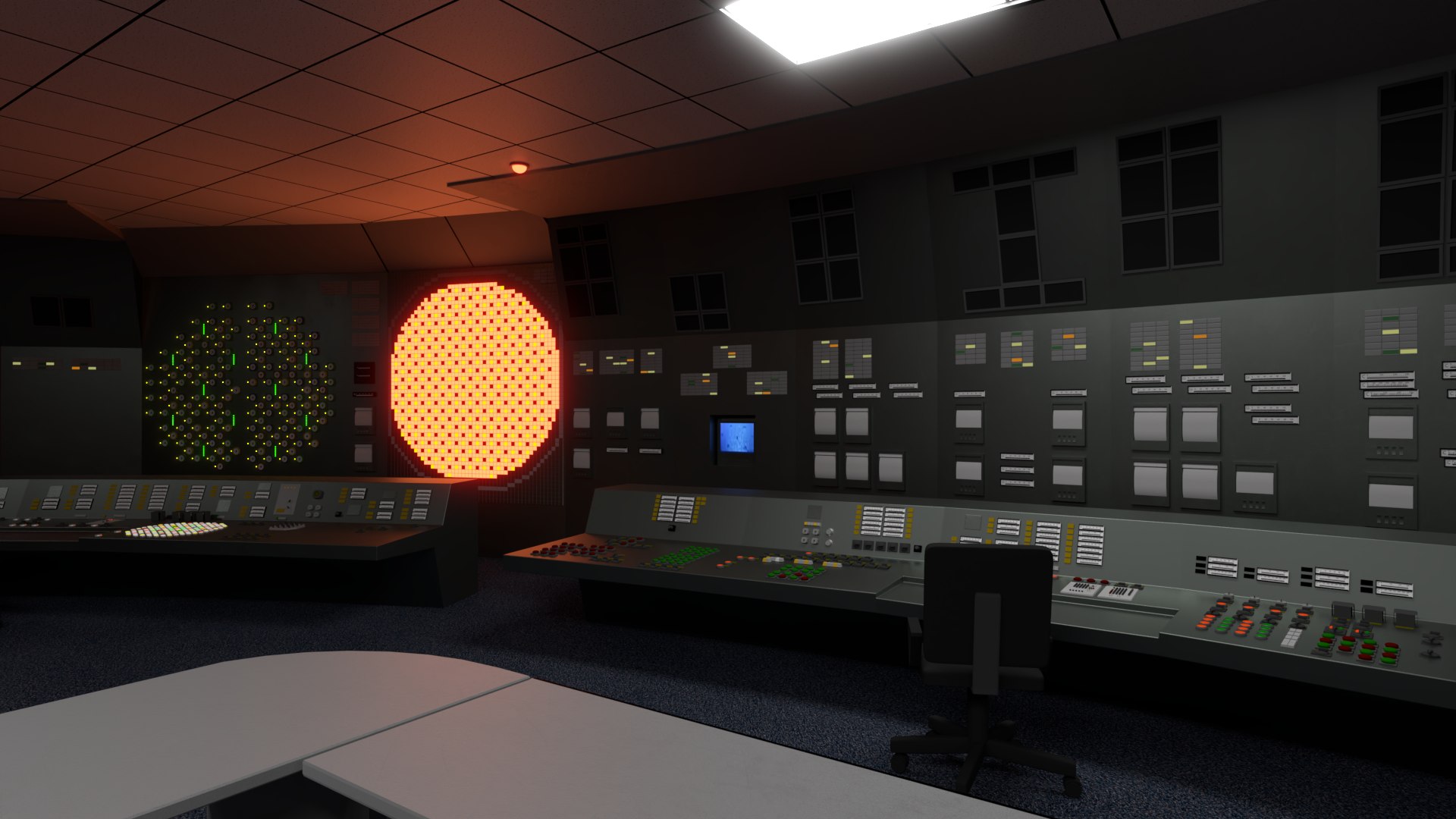 3D Nuclear Control Room Chernobyl Model - TurboSquid 1611144