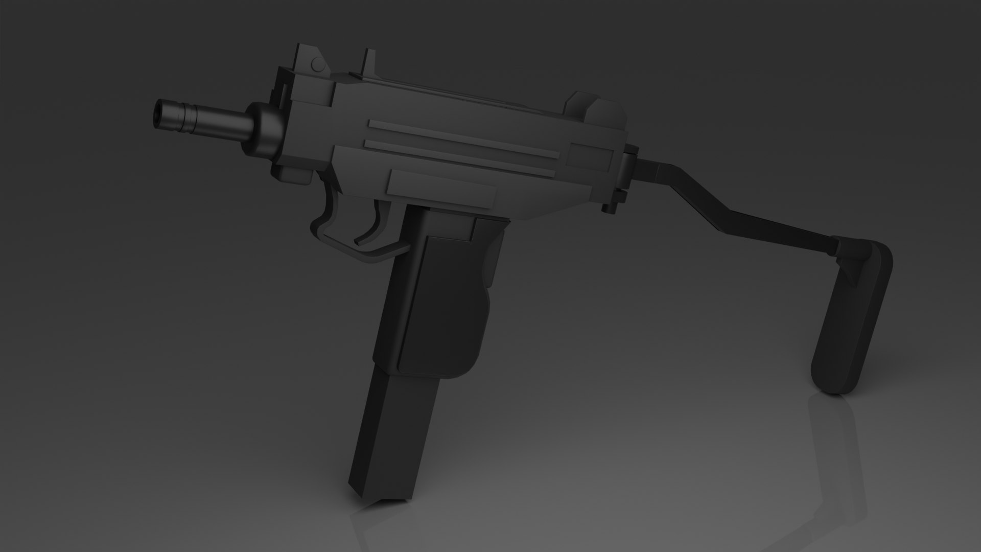3D Uzi model model - TurboSquid 1741063