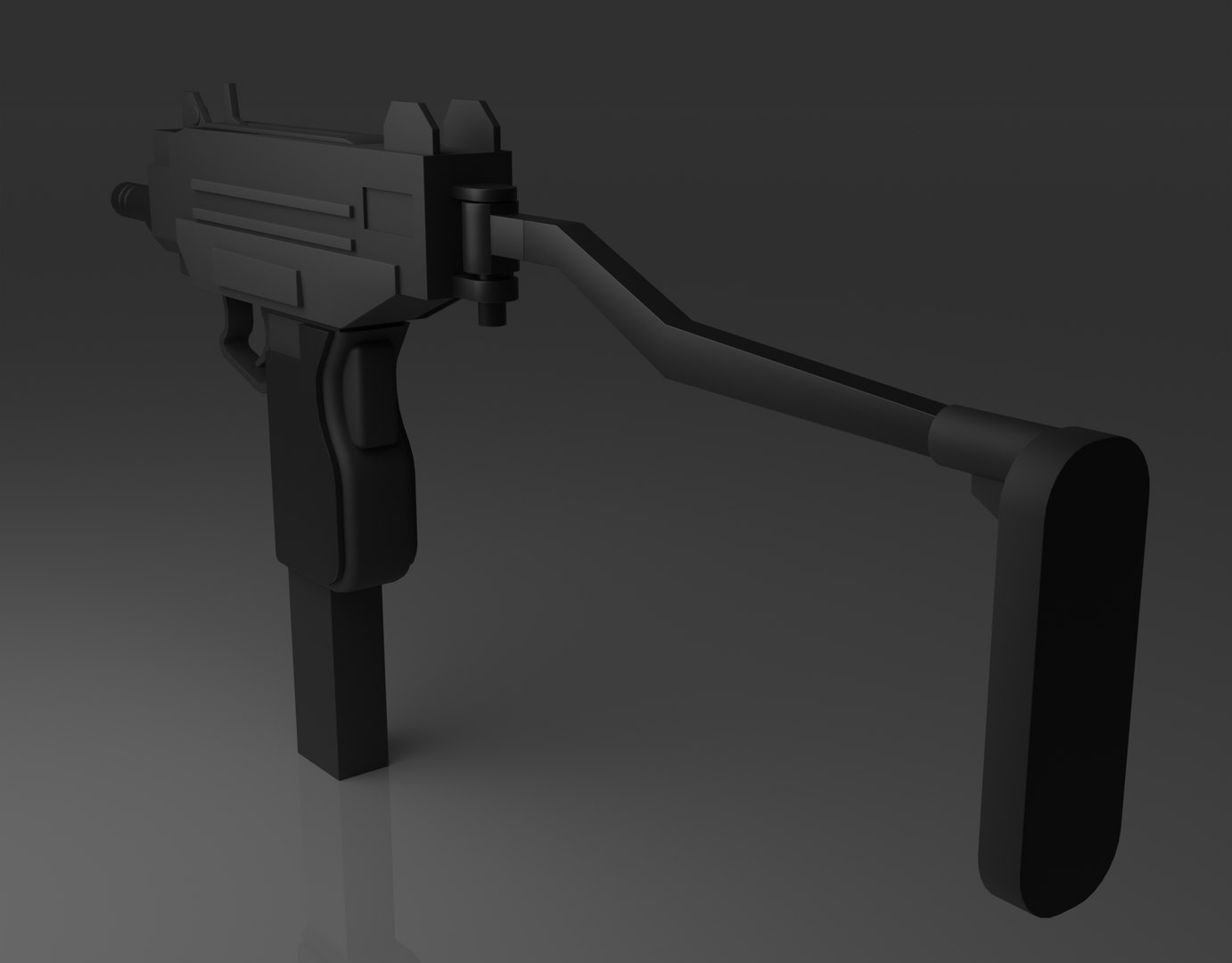 3D Uzi model model - TurboSquid 1741063