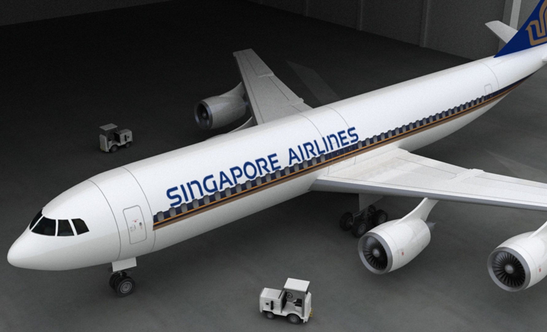 3d Model Of Aeroplane Aero Plane