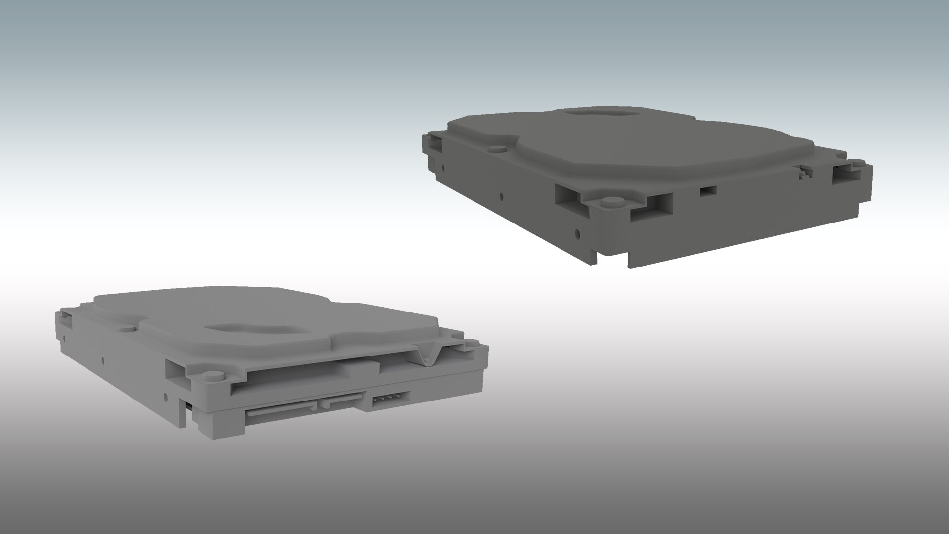 3D Hdd Hard Disk Drive Model - TurboSquid 1290354