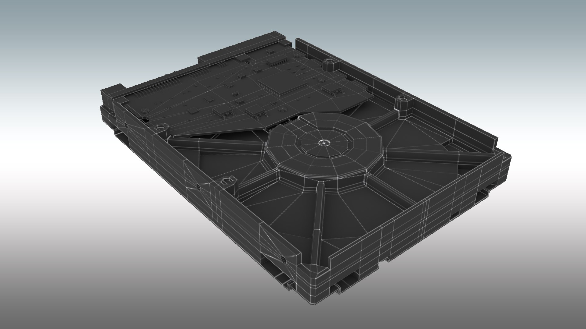 3D Hdd Hard Disk Drive Model - TurboSquid 1290354