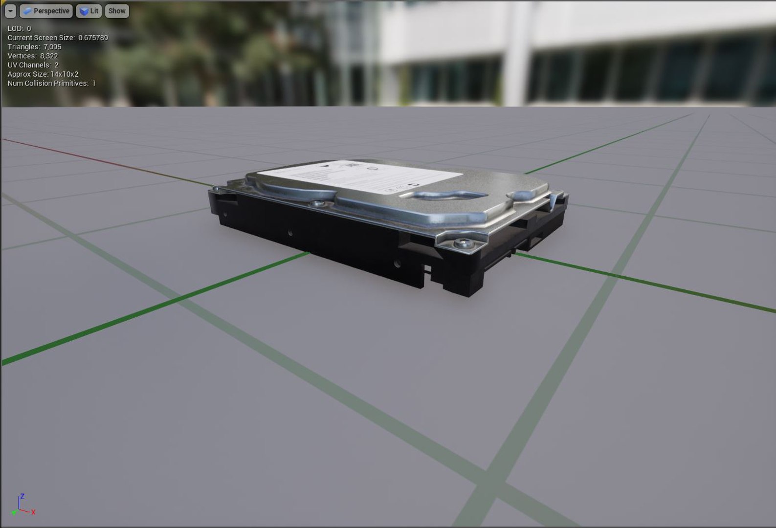 3D Hdd Hard Disk Drive Model - TurboSquid 1290354