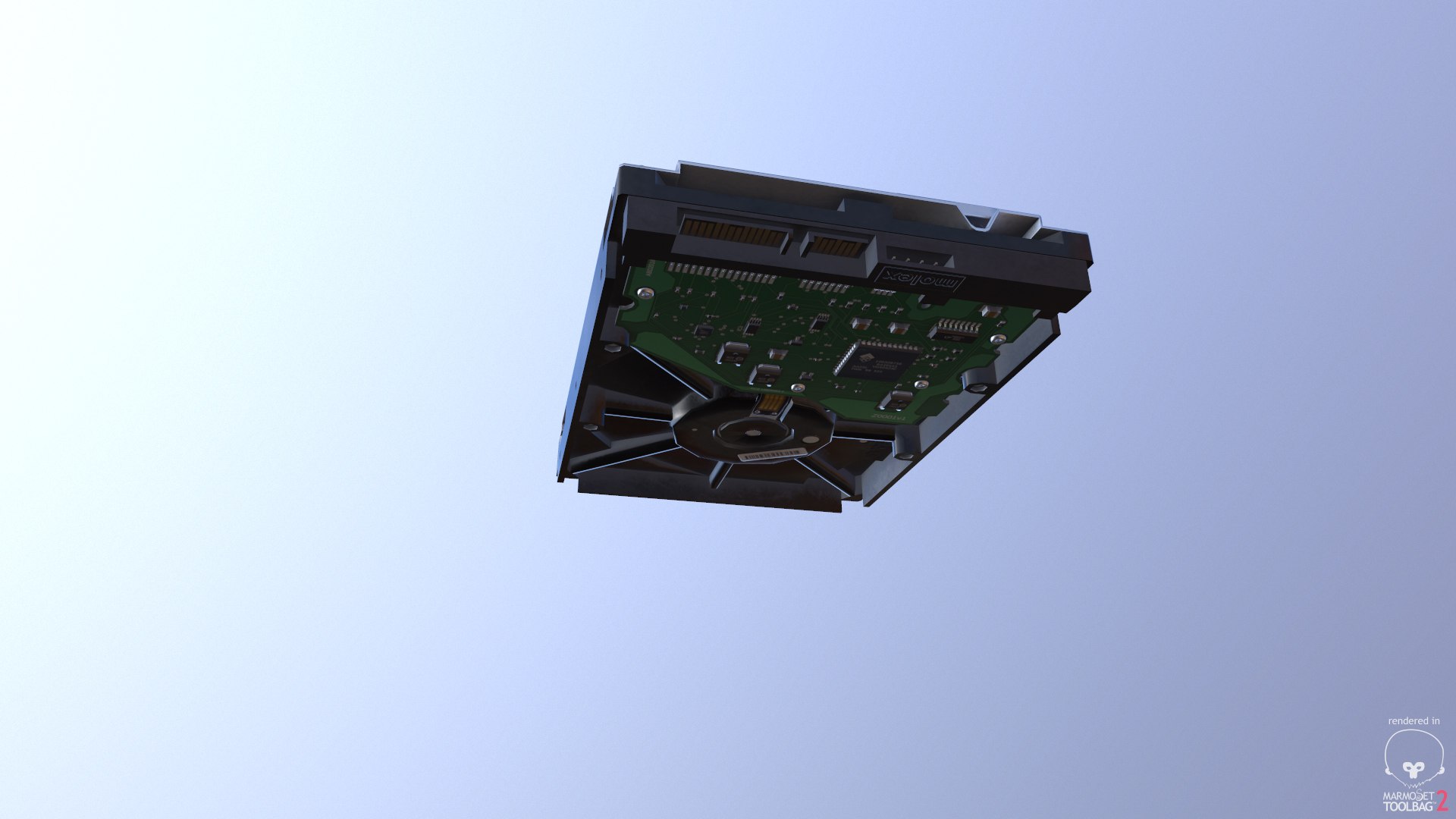 3D Hdd Hard Disk Drive Model - TurboSquid 1290354