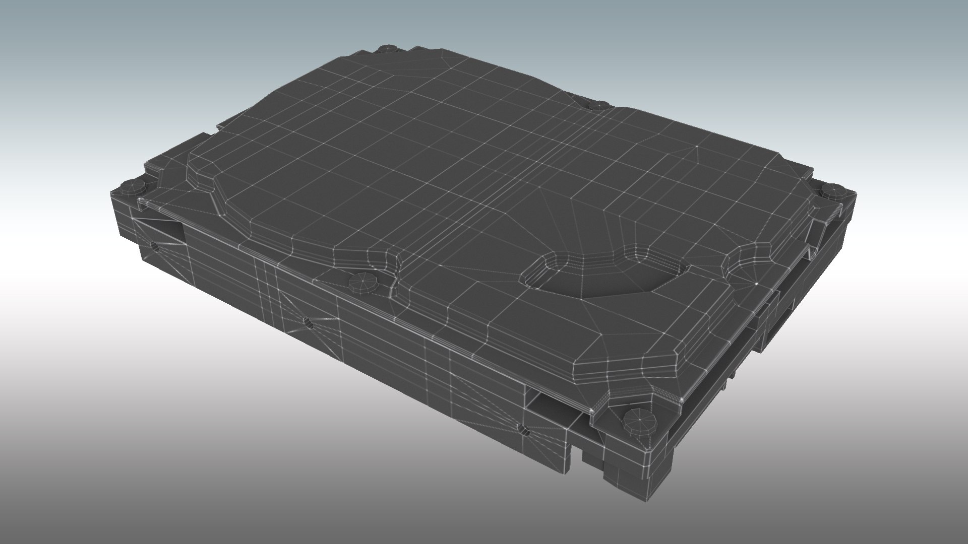 3D Hdd Hard Disk Drive Model - TurboSquid 1290354