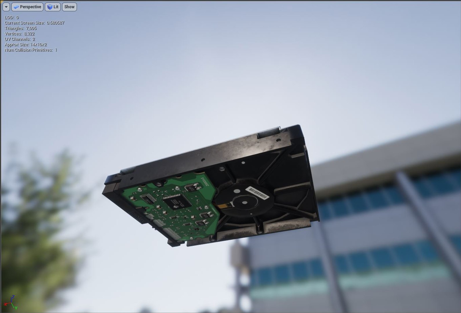 3D Hdd Hard Disk Drive Model - TurboSquid 1290354