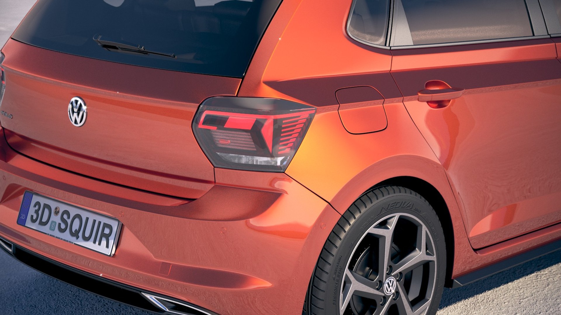 Volkswagen Polo R-line 3D Model - TurboSquid 1208569