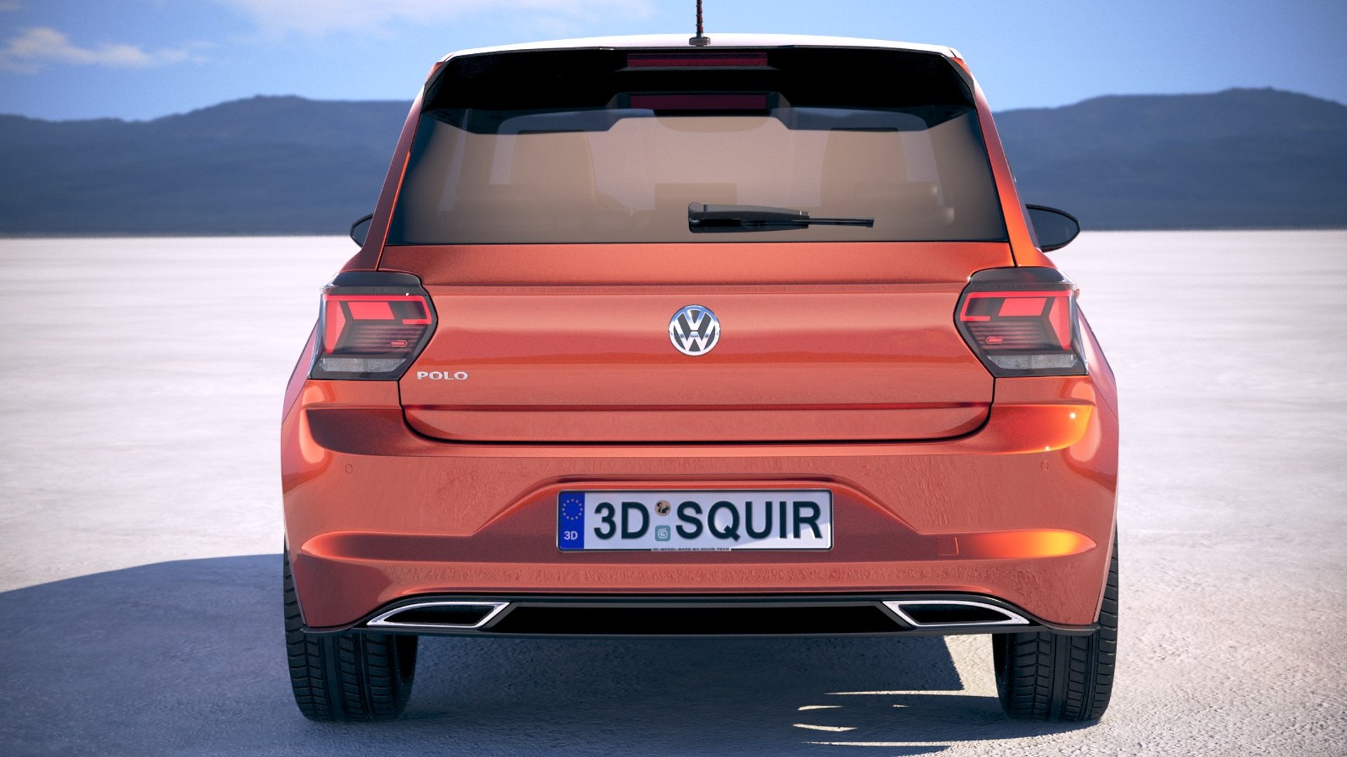 Volkswagen Polo R-line 3D Model - TurboSquid 1208569