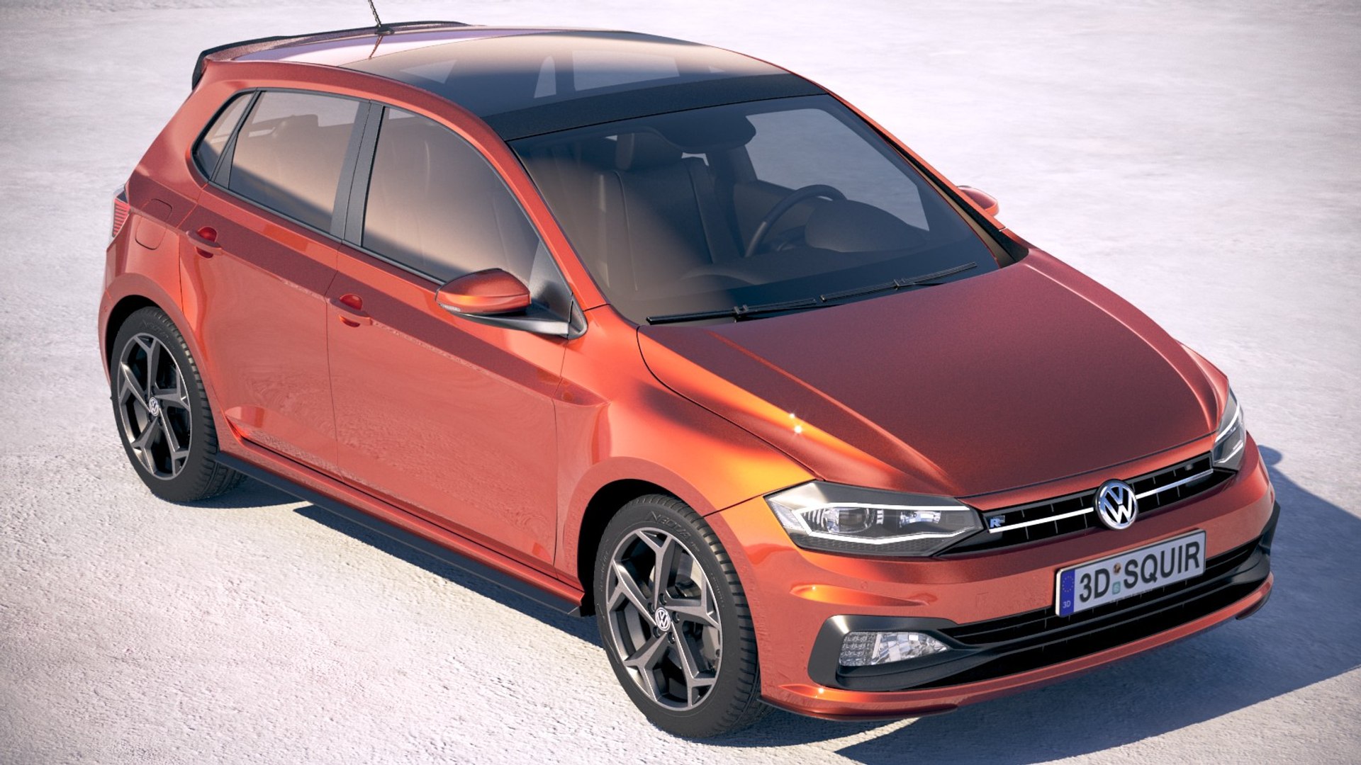 Volkswagen Polo R-line 3D Model - TurboSquid 1208569