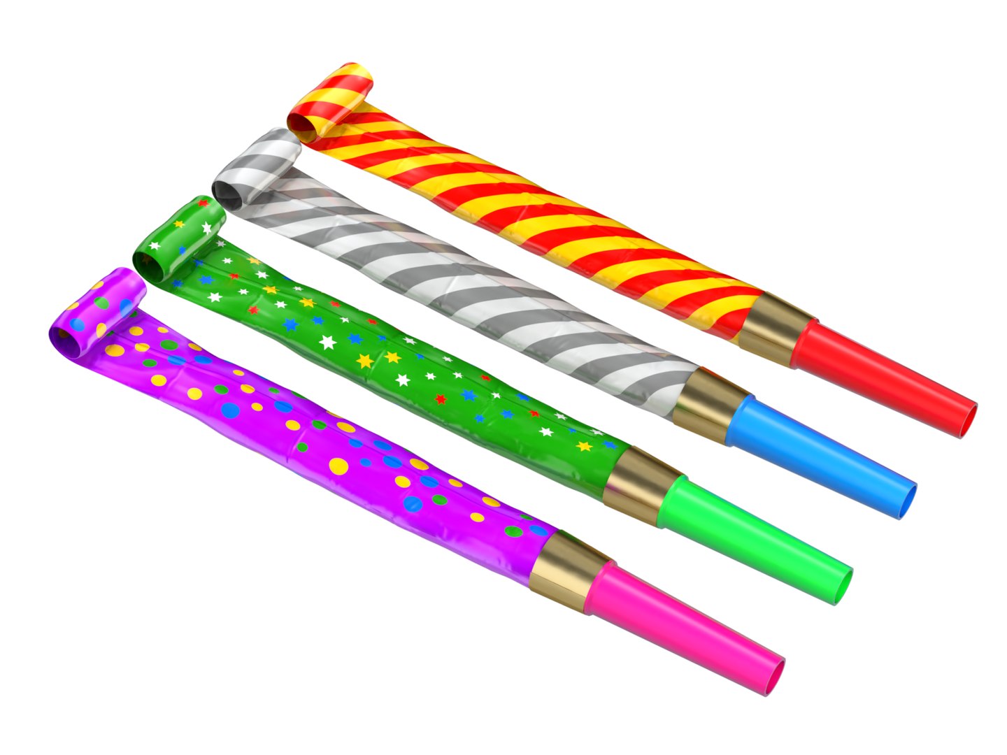 3D Party Whistle Animation - TurboSquid 1944895