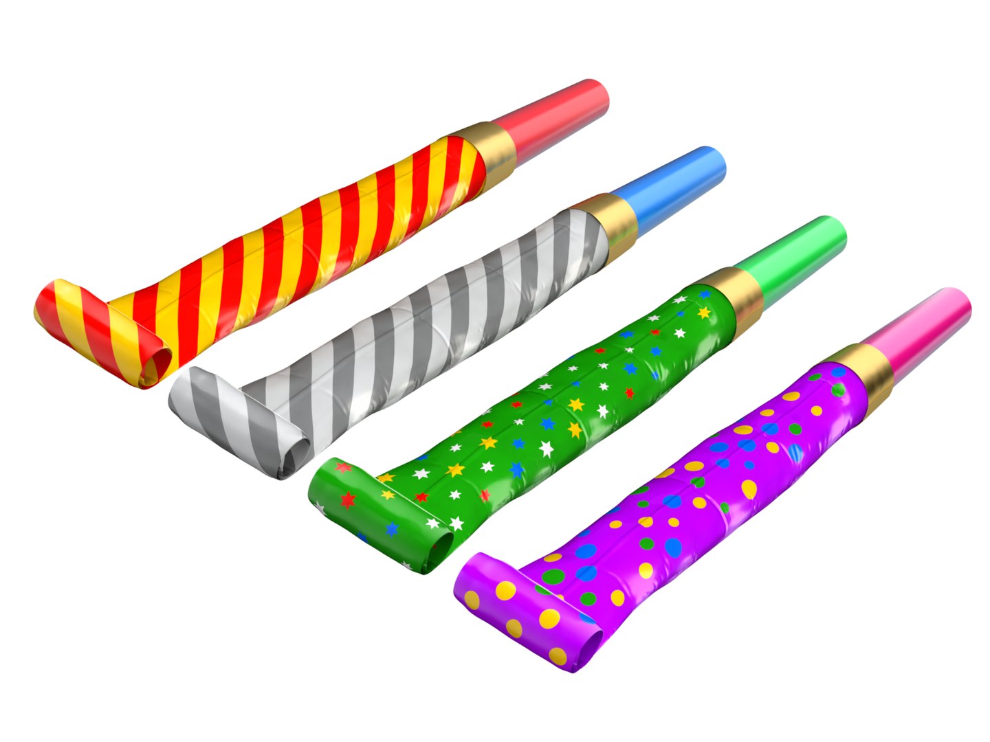 3D Party Whistle Animation - TurboSquid 1944895