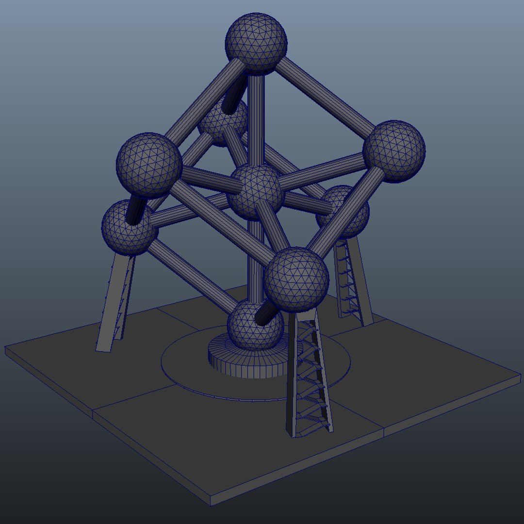 3D Atomium Model - TurboSquid 961973