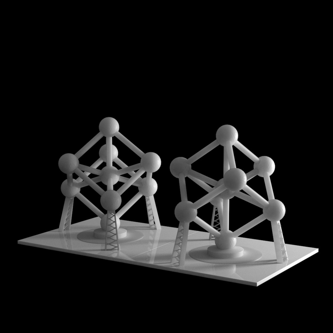 3D Atomium Model - TurboSquid 961973