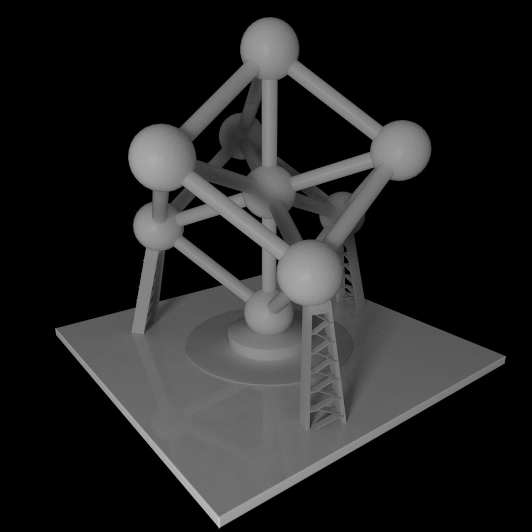 3D Atomium Model - TurboSquid 961973