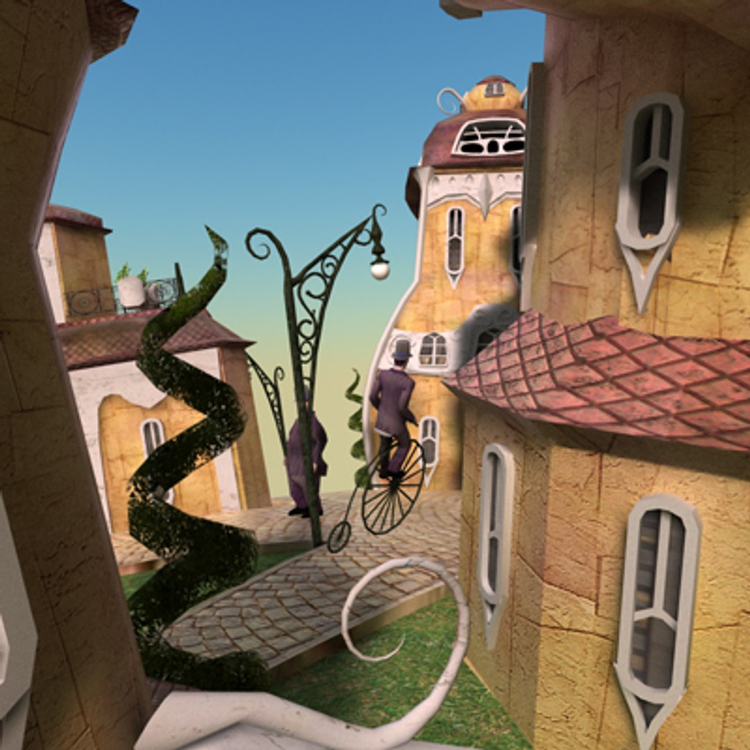 3d Model Fantasy Scene