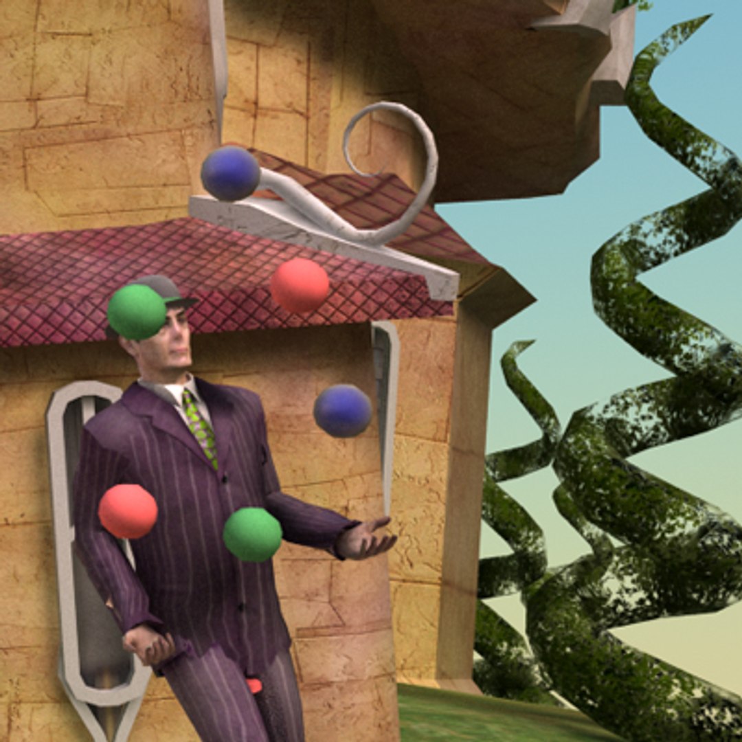 3d Model Fantasy Scene