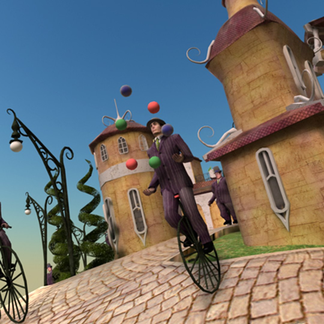 3d Model Fantasy Scene