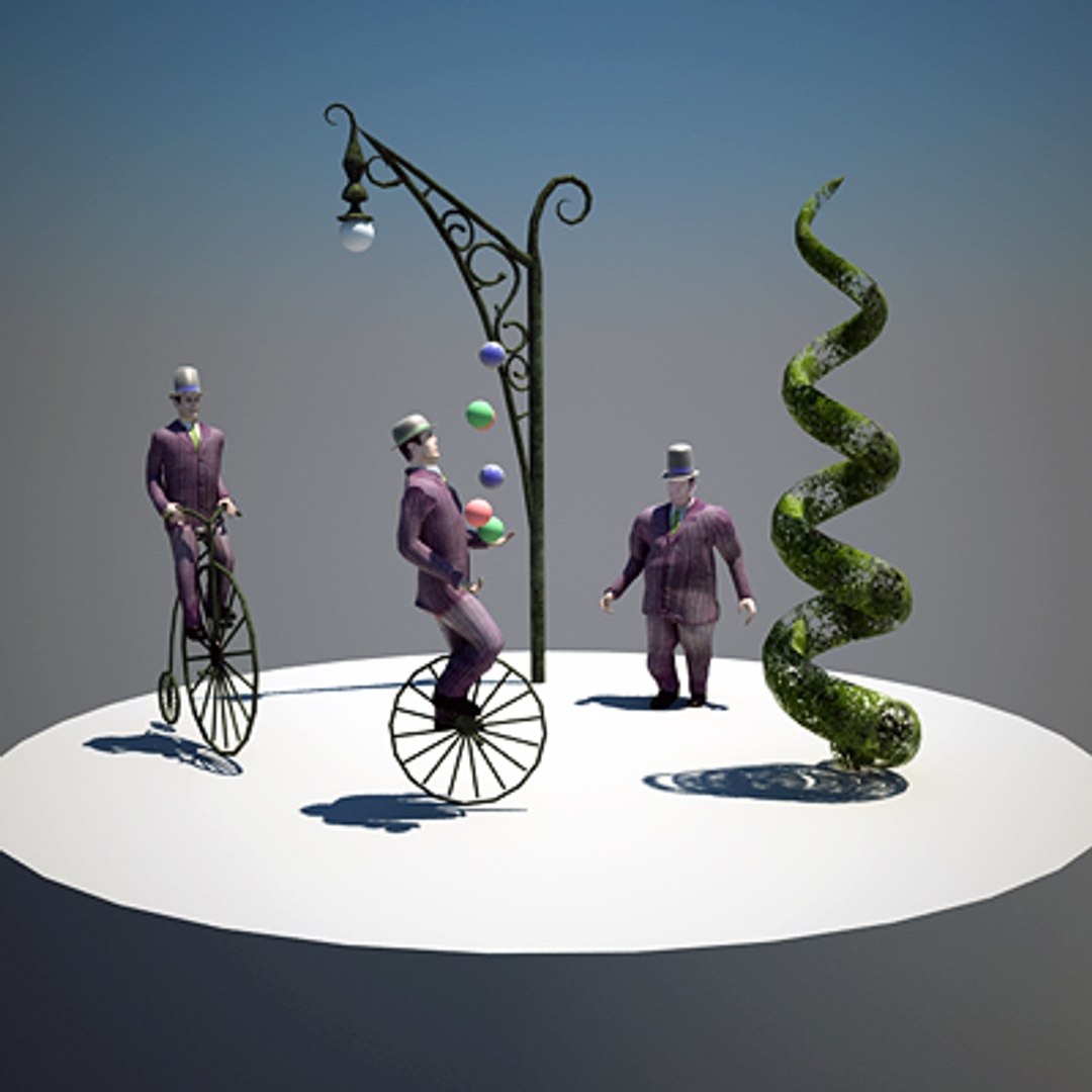 3d Model Fantasy Scene